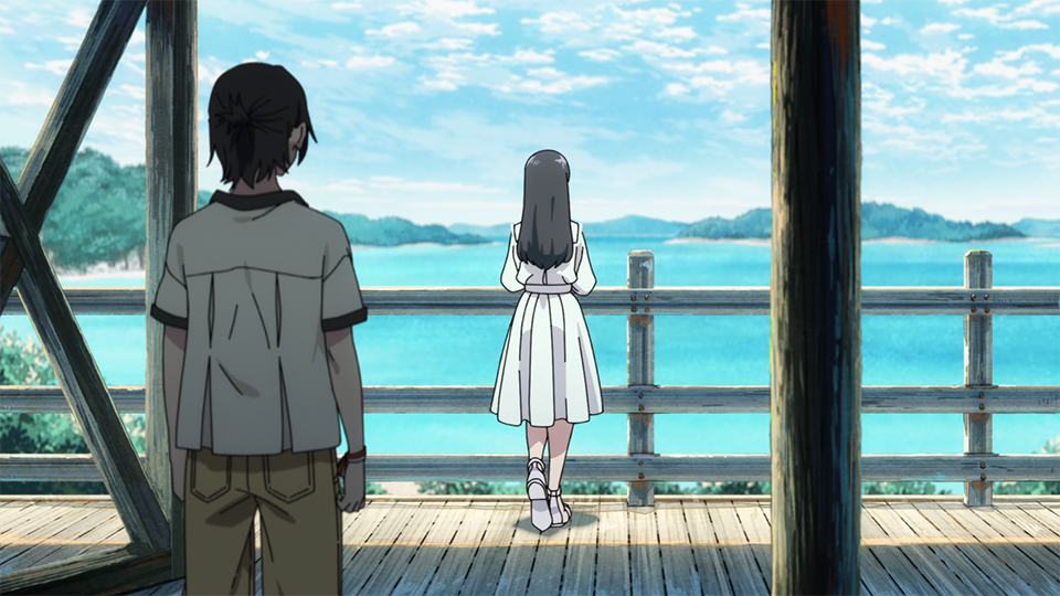 Anime Landschaft Am Strand Regenbogen Landschaft Im Anime