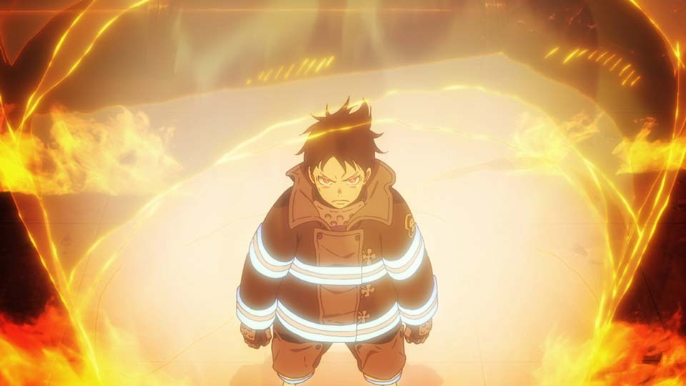 fire force blue flames