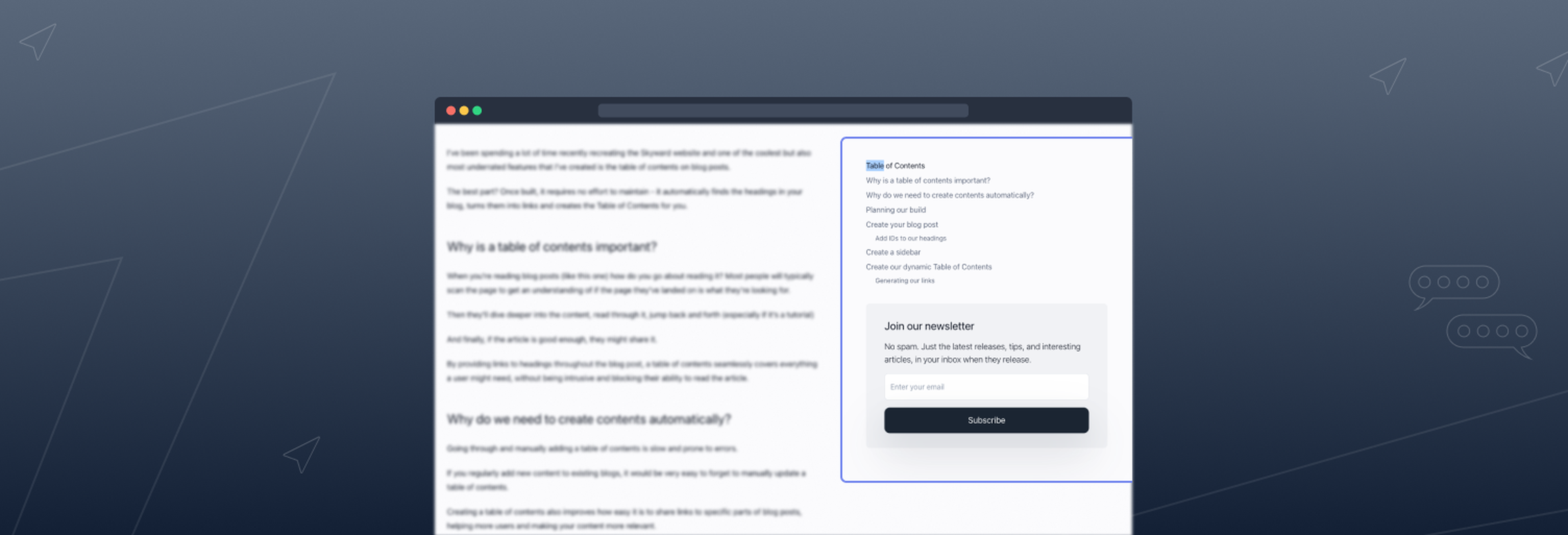 How To Create A Table Of Contents Automatically Using Prismic NextJS