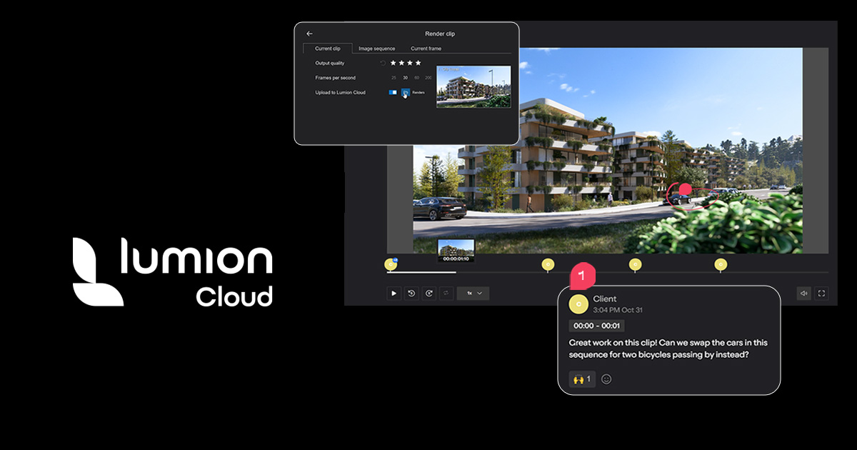 New: Lumion Pro 2025.2—Upload Video Renders to Lumion Cloud - Lumion 3D Rendering Software for ...