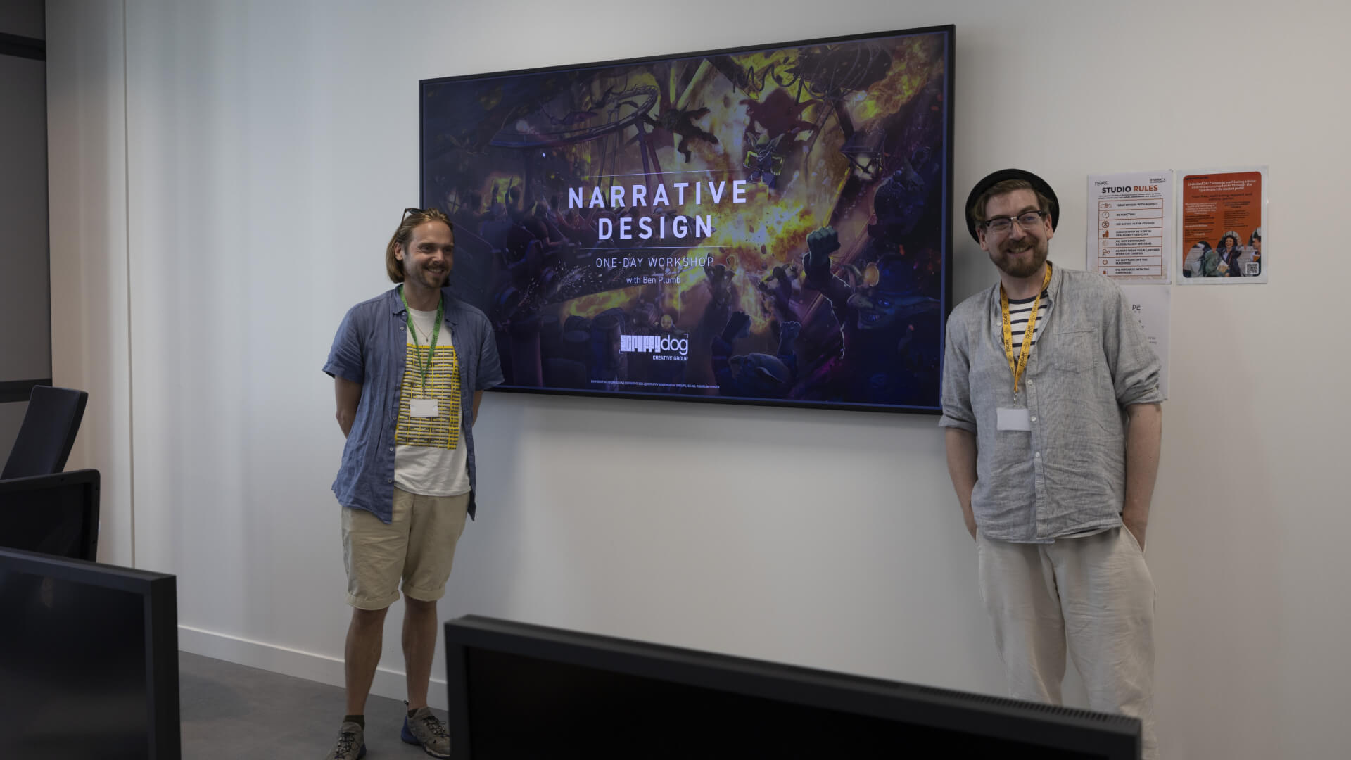 Scruffy Dog Creative Group inspires MA students | Escape Studios