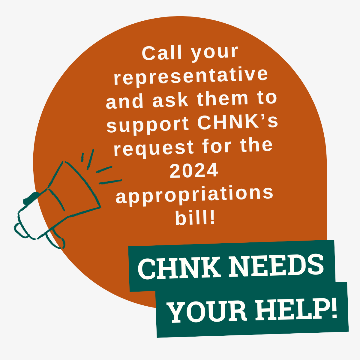 CHNK needs your help!