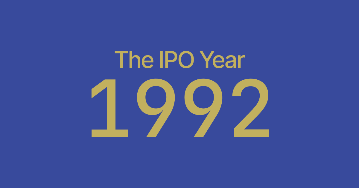 Companies Making Their Market Debut in 1992