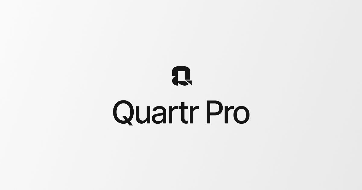 Quartr Pro – Financial Research Platform for Desktop