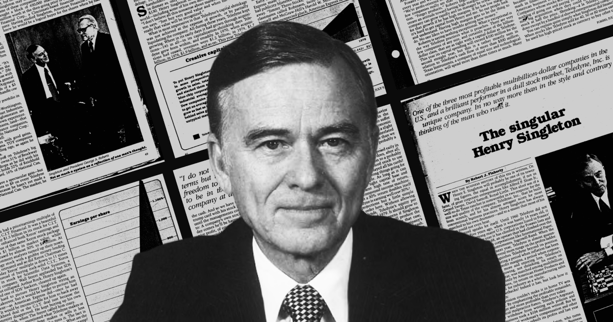 Henry Singleton: Crafting the Teledyne Empire - Quartr Insights