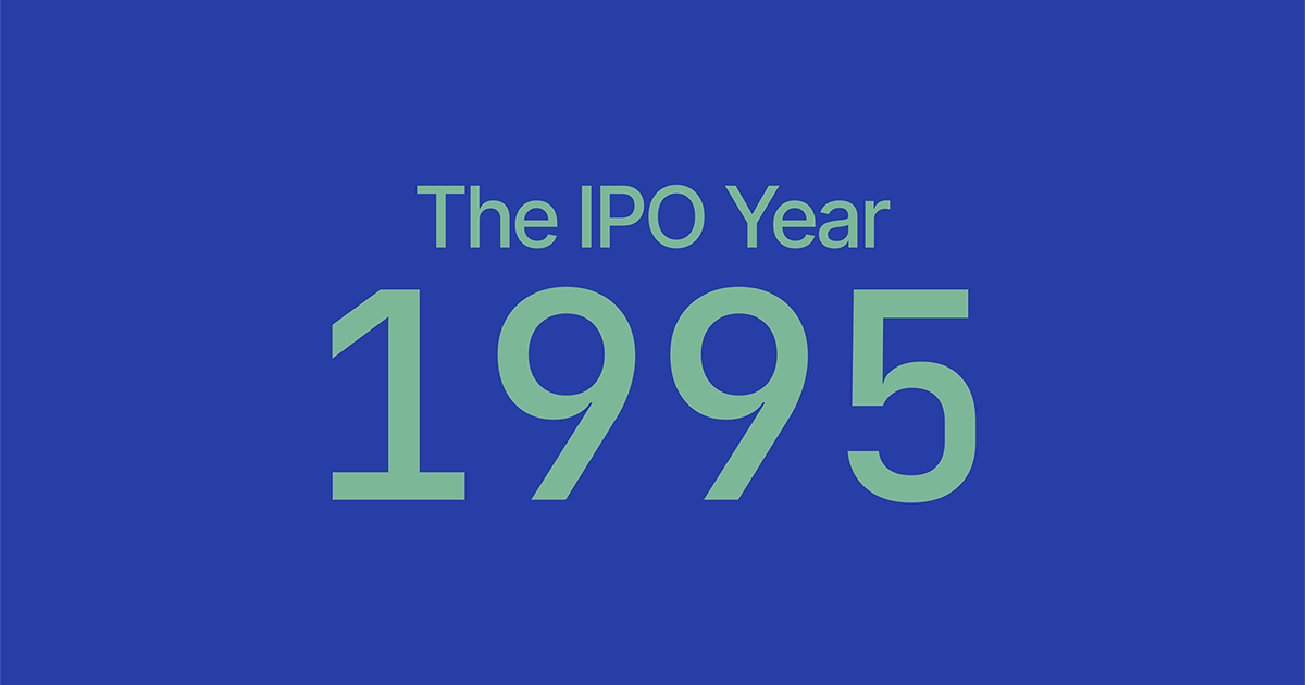 Companies That Had Their IPO in 1995: The Internet Hype Ramps Up