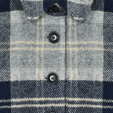 Wool Blanket Jacket in Storm | Women's Jackets | Brora UK