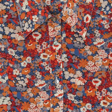 Red Liberty Print Silk Shirt | Women's Shirts | Brora Sale