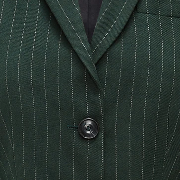 Green Pinstripe Blazer | Women's Blazers | Skye by Brora