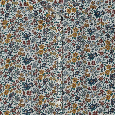 Liberty Print Silk Blouse in Autumn | Brora Sale