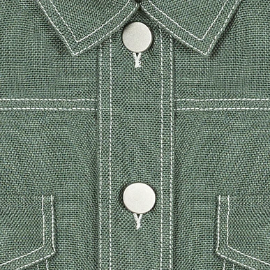 Linen Utility Jacket in Verdigris | Womenswear | Brora Clearance