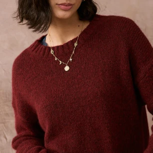 Red Alpaca Boxy Jumper | Women's Knitwear | Brora Sale