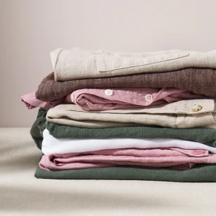 Verdigris Washed Linen Trench Coat | Women's Jackets | Brora