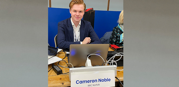 UEA Journalism students play key role in reporting the General Election 2024 | UEA