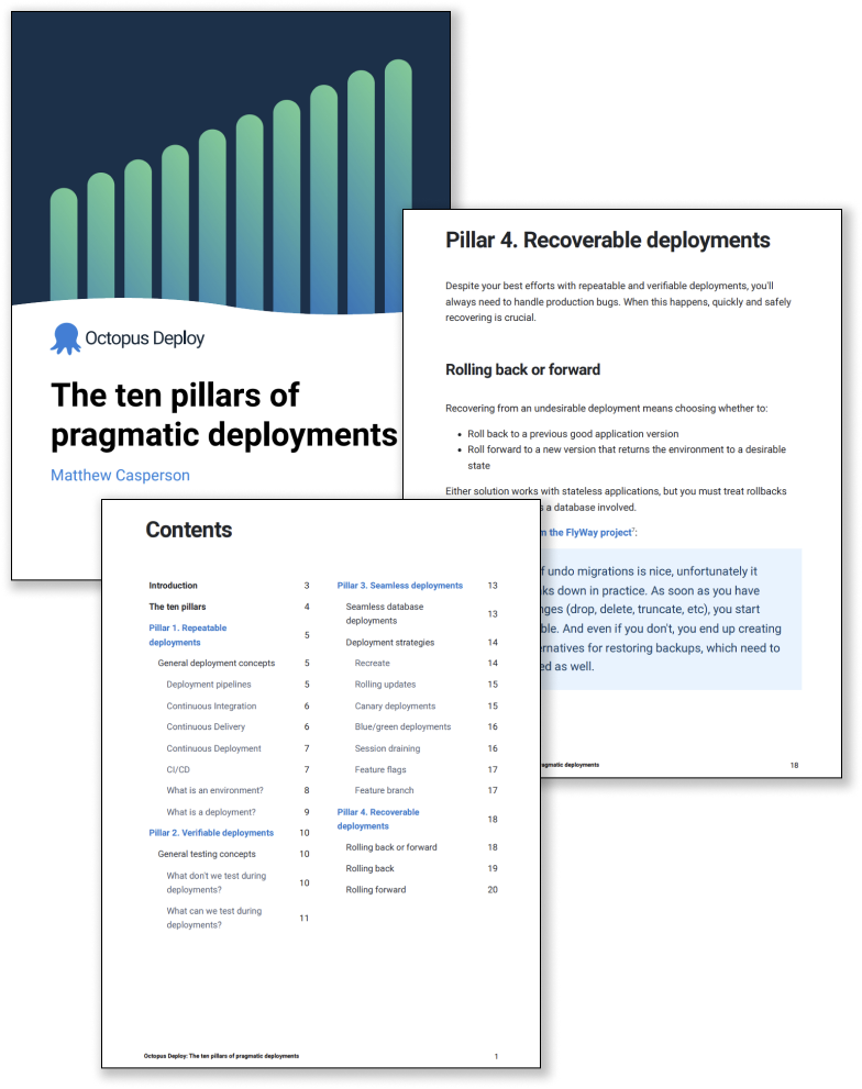 White paper | The ten pillars of pragmatic deployments - Octopus Deploy