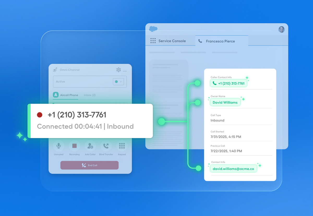 Aircall and Salesforce deliver native voice AI Integration | Aircall