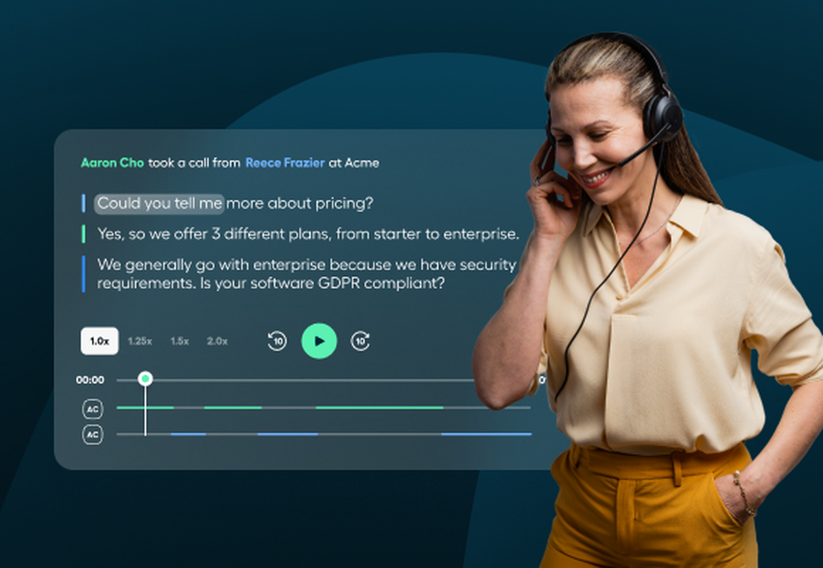 How Transcription Software Can Save Sales and Customer Support Teams Time | Aircall