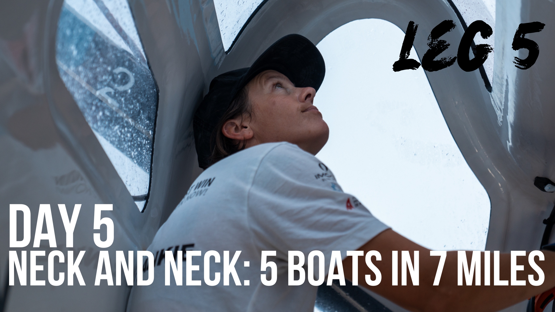 Neck and Neck: 5 Boats in 7 Miles - Day 6 of Leg 5 - The Ocean Race ...