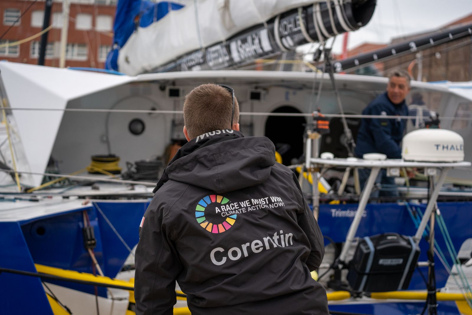 All Hands On Dock - IMOCA Teams Help Each Other As Big Storm Approaches ...