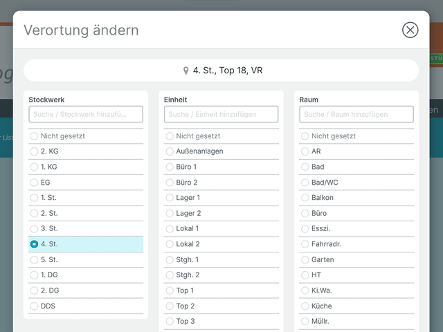 PLANFRED Projektraum Bau – To-Do-Liste und Mängelmanagement