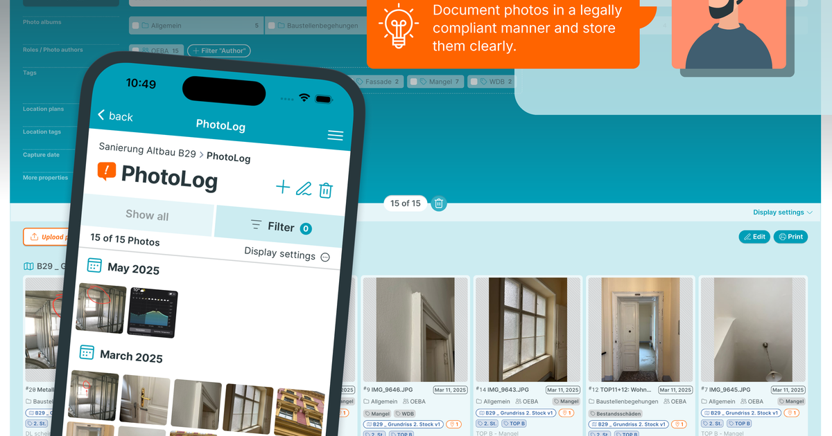PhotoLog – document, locate and organize photos