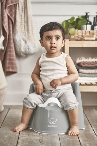 Potty Training Bundle Gray/White