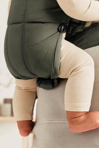 Baby Carrier Mini in Dark green, comfy and cozy - BabyBjörn