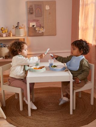 Baby Dinner Set 5 pcs Powder Blue BabyBjörn