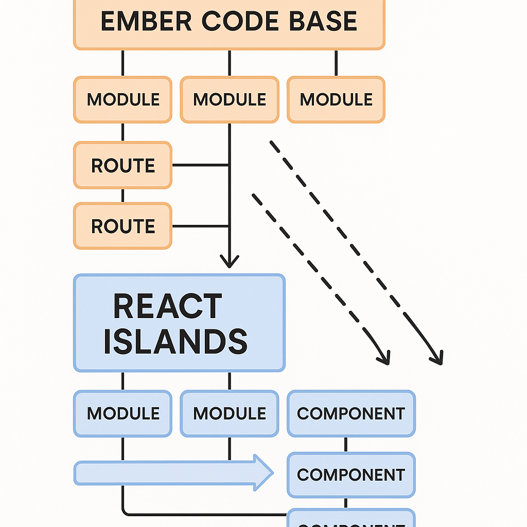 Migrating from Ember to ReactJS in 2025: The CTO's manual - Makers' Den — Makers Den