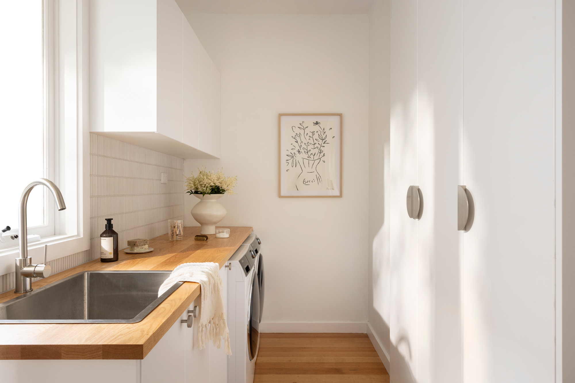 kaboodle x Harry & Tash laundry gallery | kaboodle kitchen