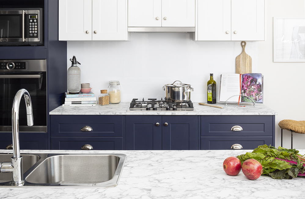 blue crush - kitchen inspiration and ideas | kaboodle kitchen