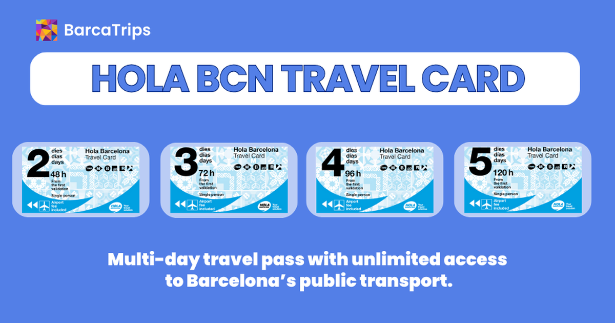 Hola Barcelona Travel Card - Is It Worth It? - BarcaTrips