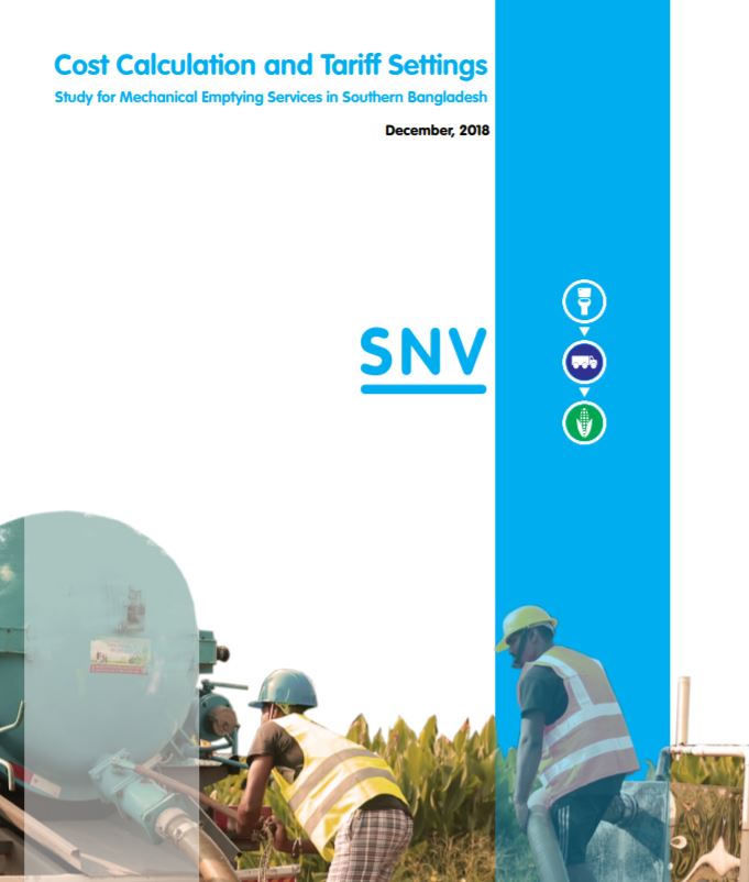 Cost calculation and tariff settings. Study for mechanical emptying services in Southern ...