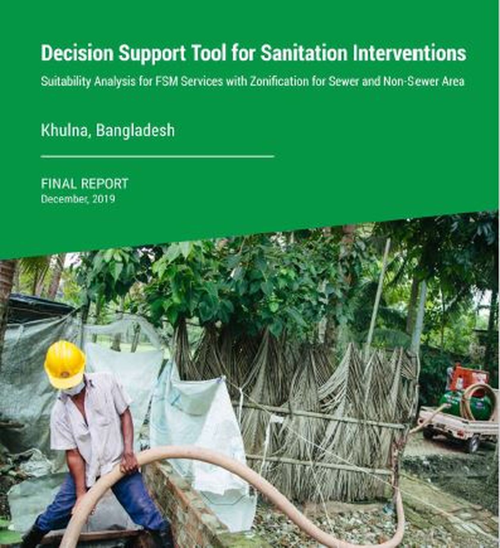 Decision support tool for sanitation Interventions. Suitability ...