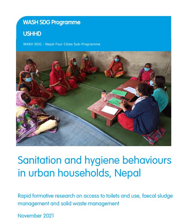 Sanitation and hygiene behaviours in urban households, Nepal | SNV
