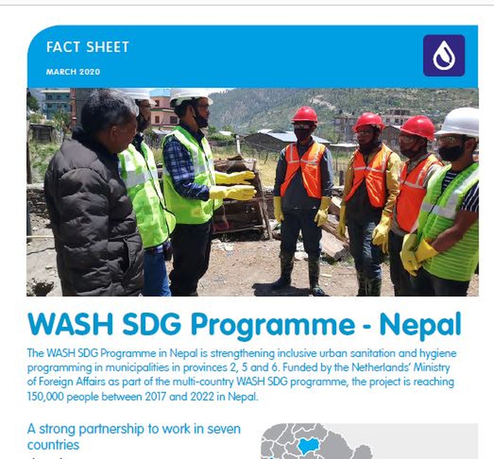 Fact sheet: WASH SDG Programme - Nepal | SNV