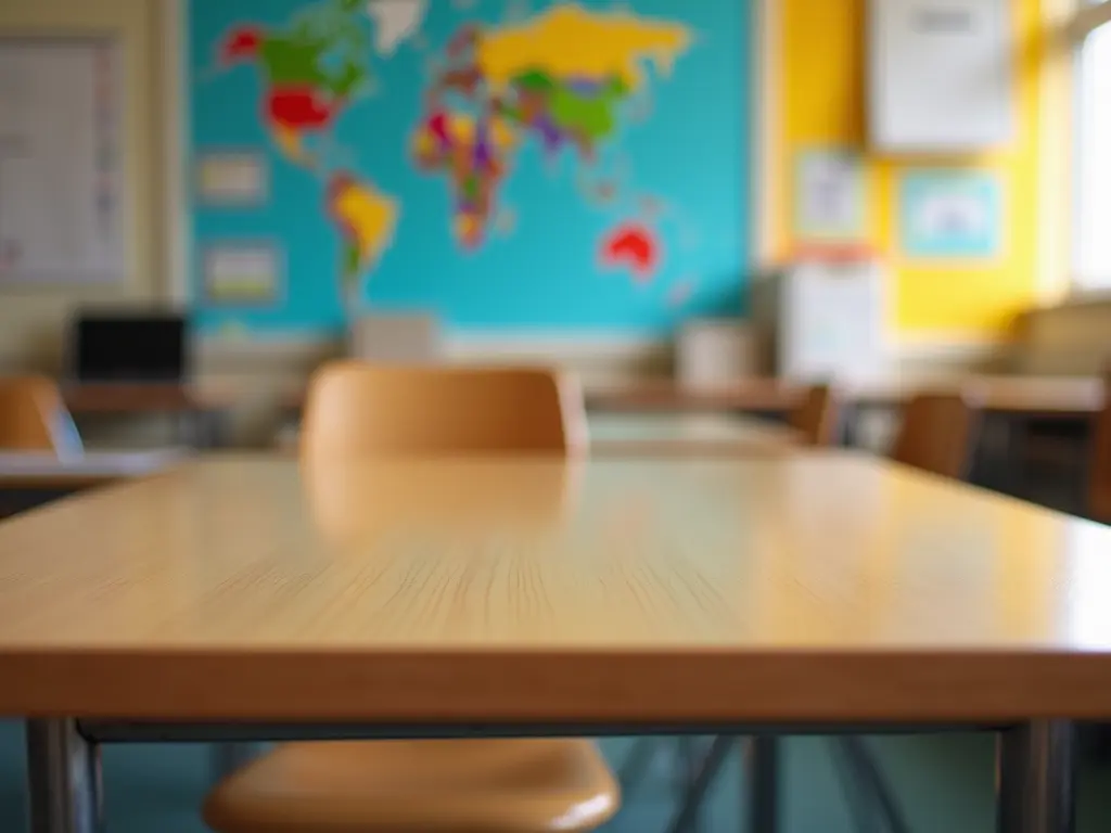 School Classroom Wallpaper