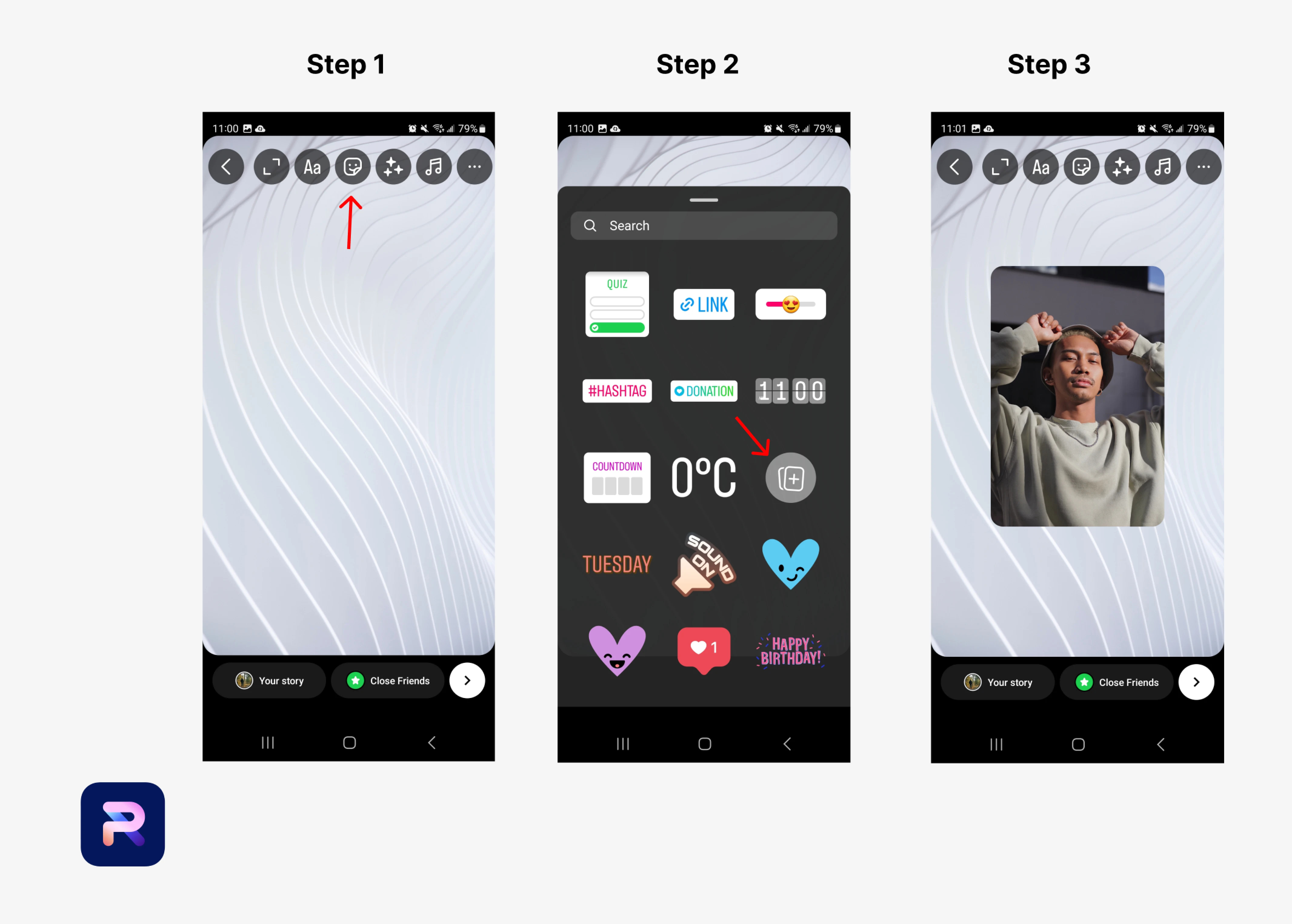 Change background color in Instagram Stories | Photoroom