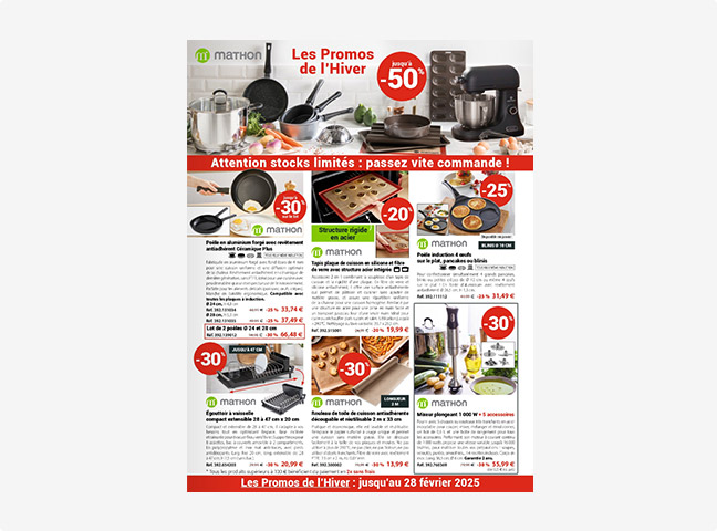 Catalogue Mathon à consulter en ligne - www.mathon.fr