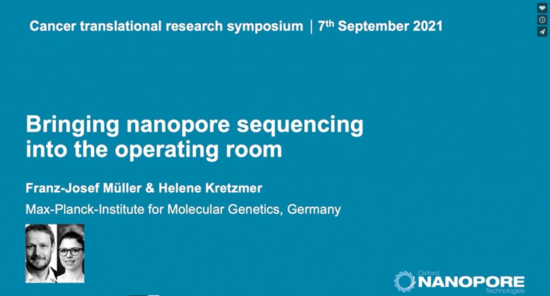 Bringing nanopore sequencing to the operating room