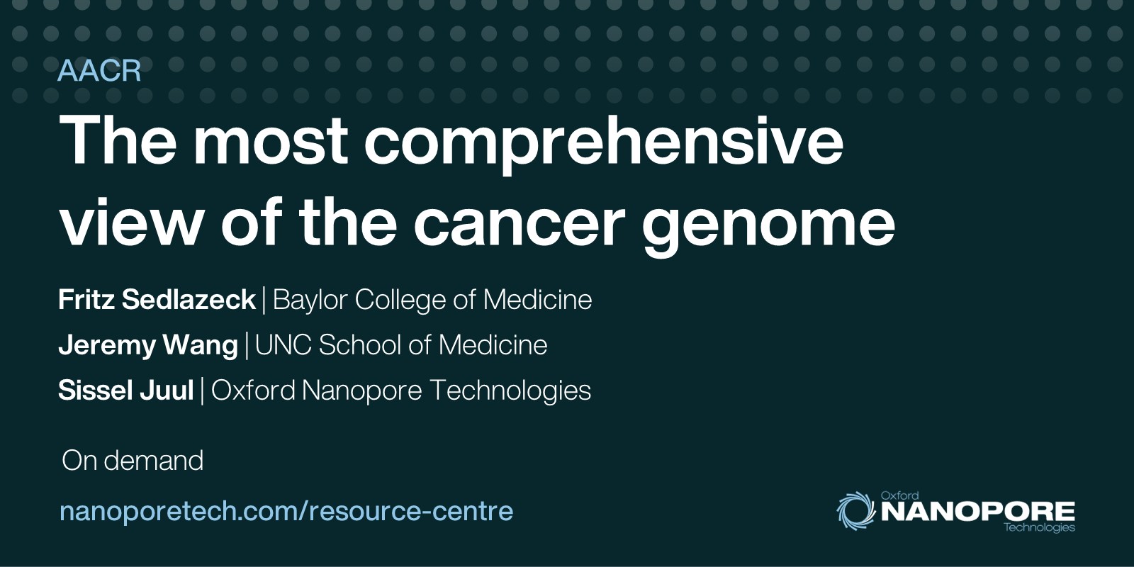 AACR 2022: The most comprehensive view of the cancer genome