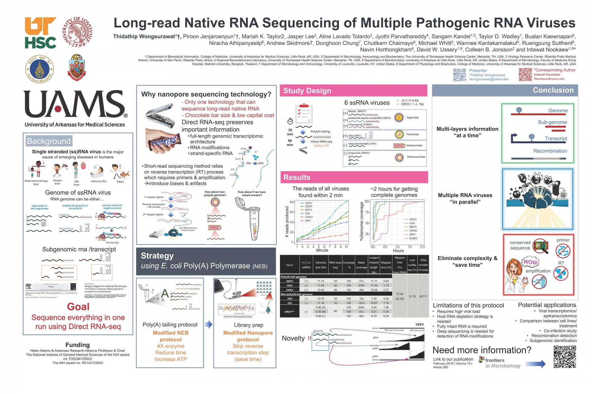 Long-read Native RNA Sequencing of Multiple Pathogenic RNA Viruses