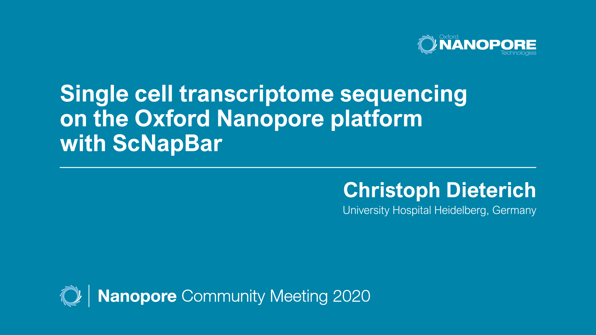 Single cell transcriptome sequencing on the Oxford Nanopore platform ...