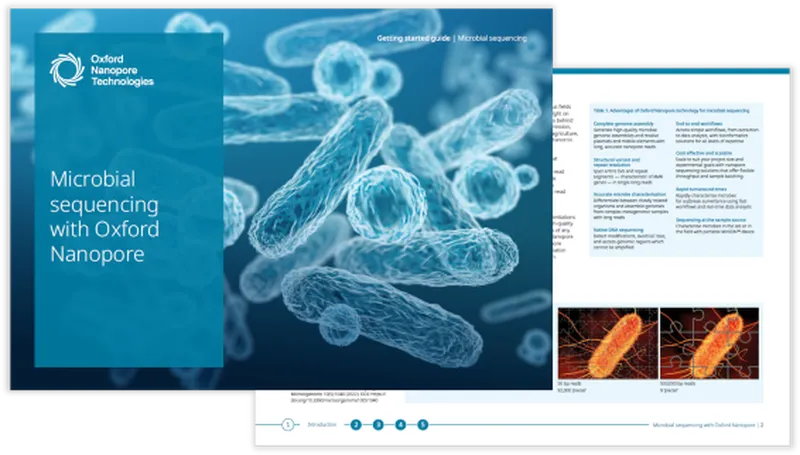 Getting started guide: microbial sequencing | Oxford Nanopore Technologies