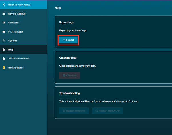 Where can I find log files from my sequencing runs?