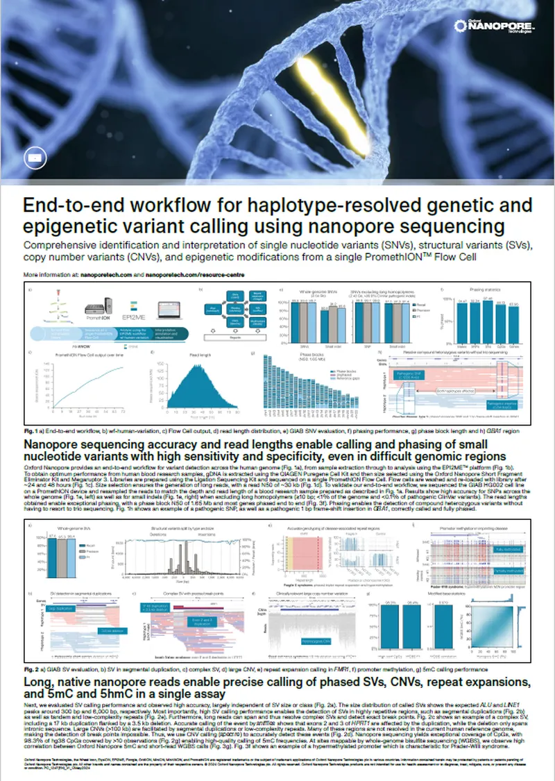 End-to-end workflow for haplotype-resolved genetic and epigenetic variant calling using nanopore ...
