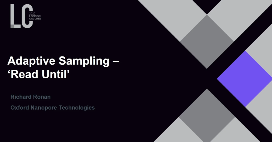 "Read Until" adaptive sampling
