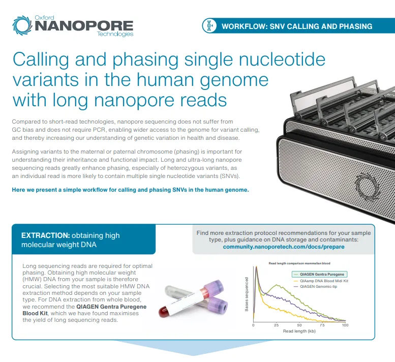 Single nucleotide variants | Oxford Nanopore Technologies