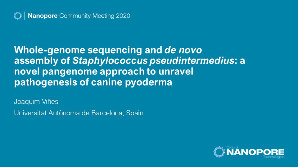 Whole genome sequencing and *de novo* assembly of *Staphylococcus ...