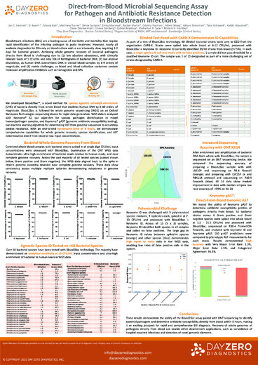 Direct-from-Blood Microbial Sequencing Assay for Pathogen and ...